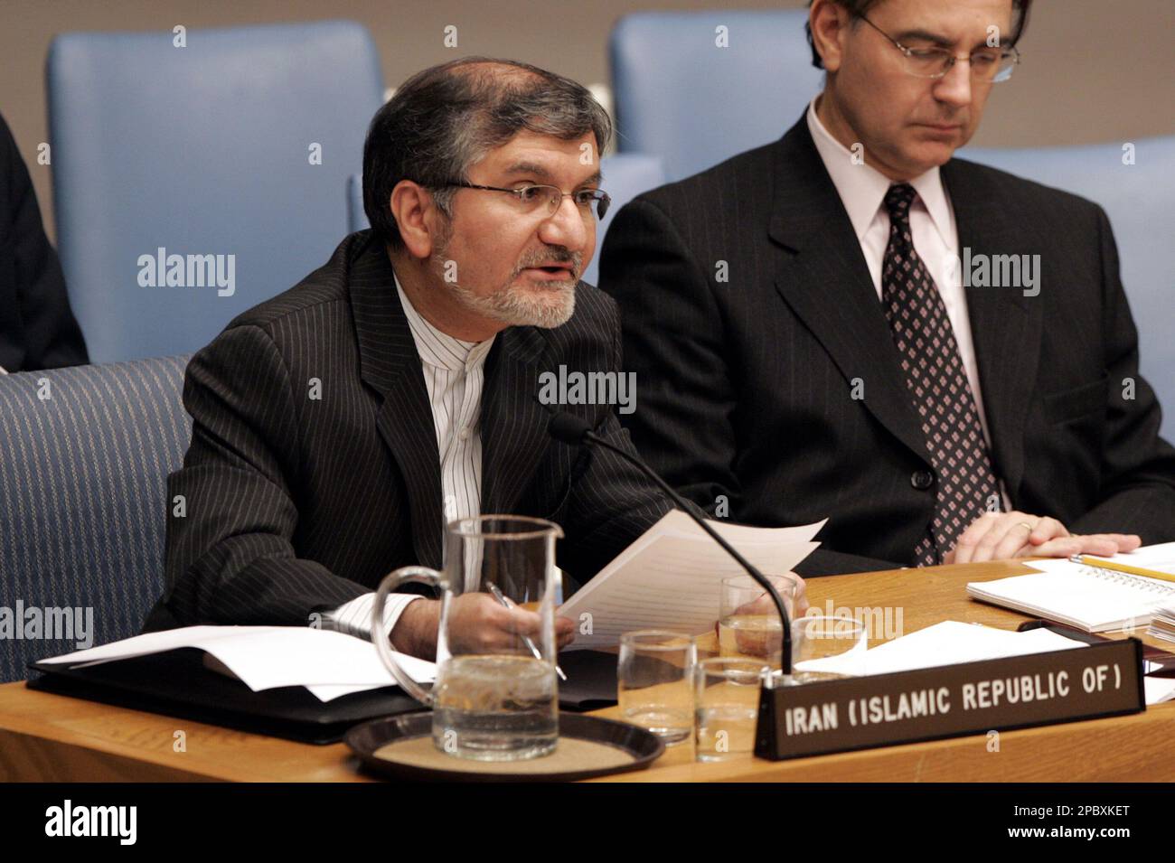 Mehdi Danesh-Yazdi, Iranian Deputy Ambassador to United Nations, speaks ...