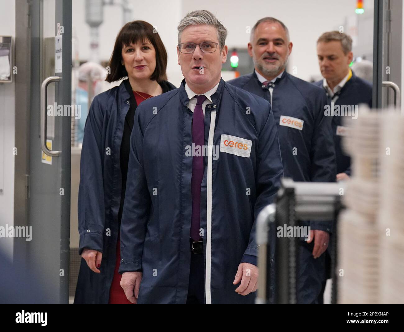 Leader of the Labour Party Sir Keir Starmer and shadow chancellor ...