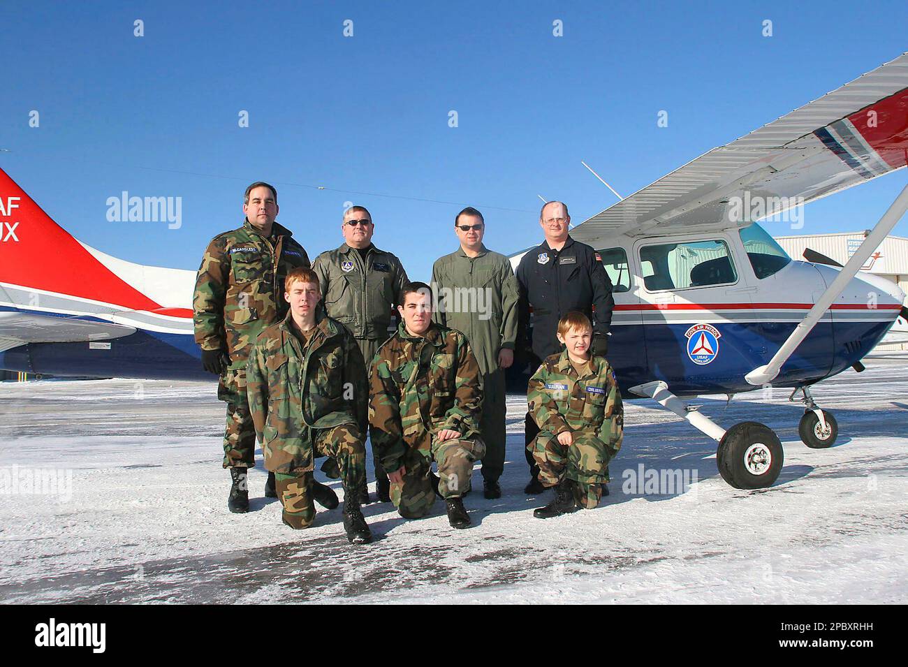Members of the Civil Air Patrol of Waterbury pose for a photo Saturday ...