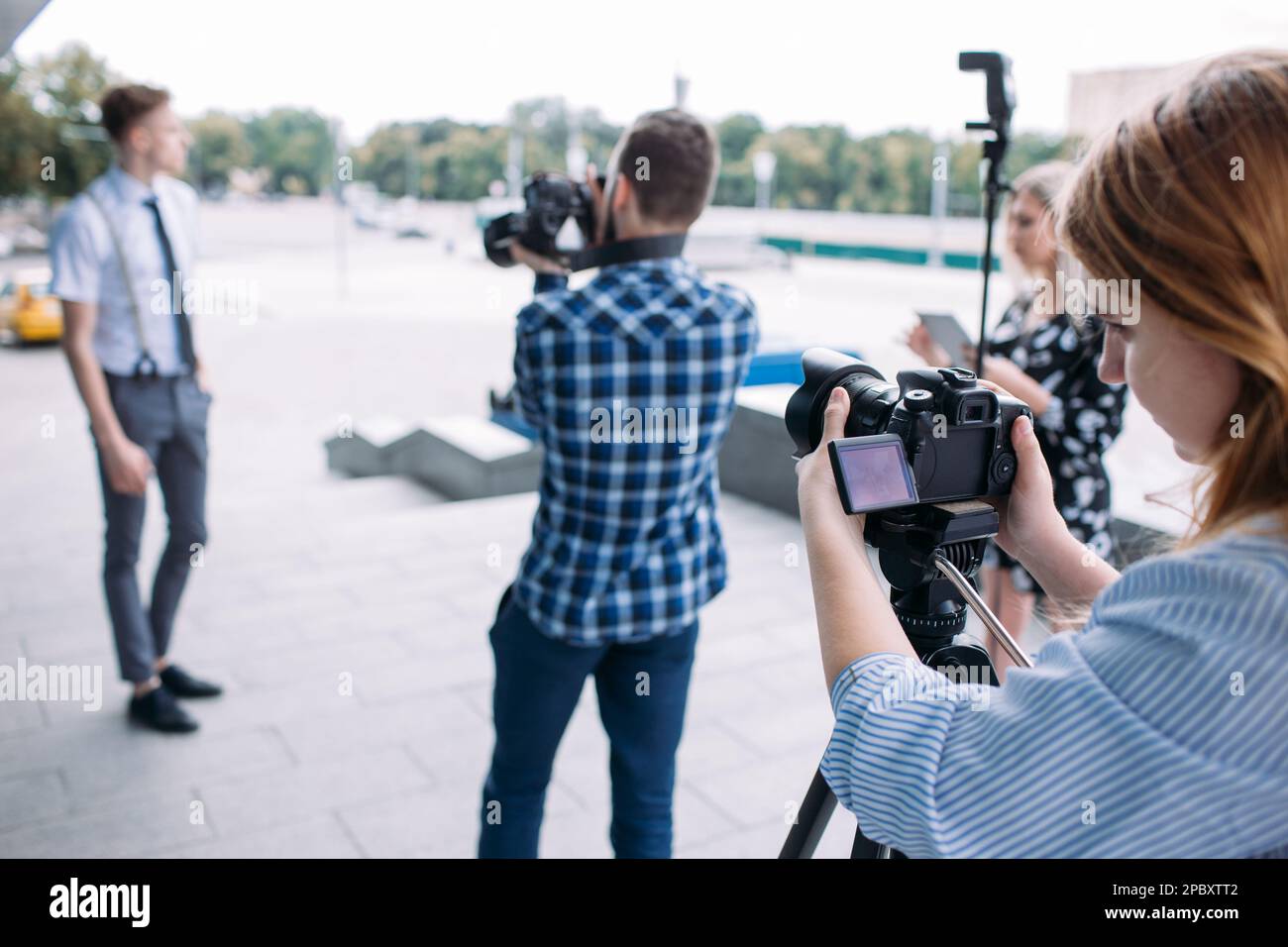 backstage photography photoshoot hobby lifestyle Stock Photo - Alamy