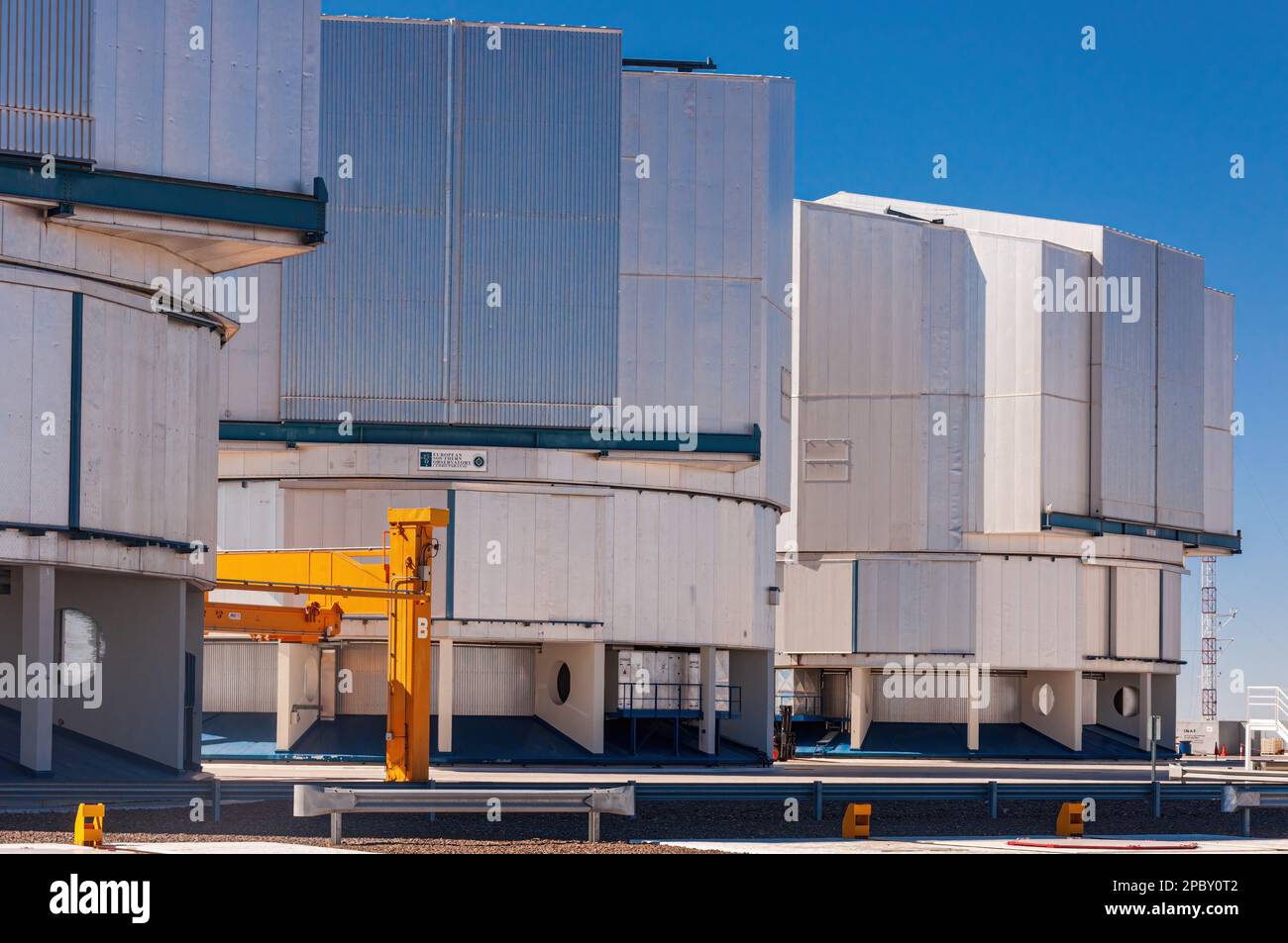 The Very Large Telescope or VLT facility in Paranal, Chile Stock Photo ...