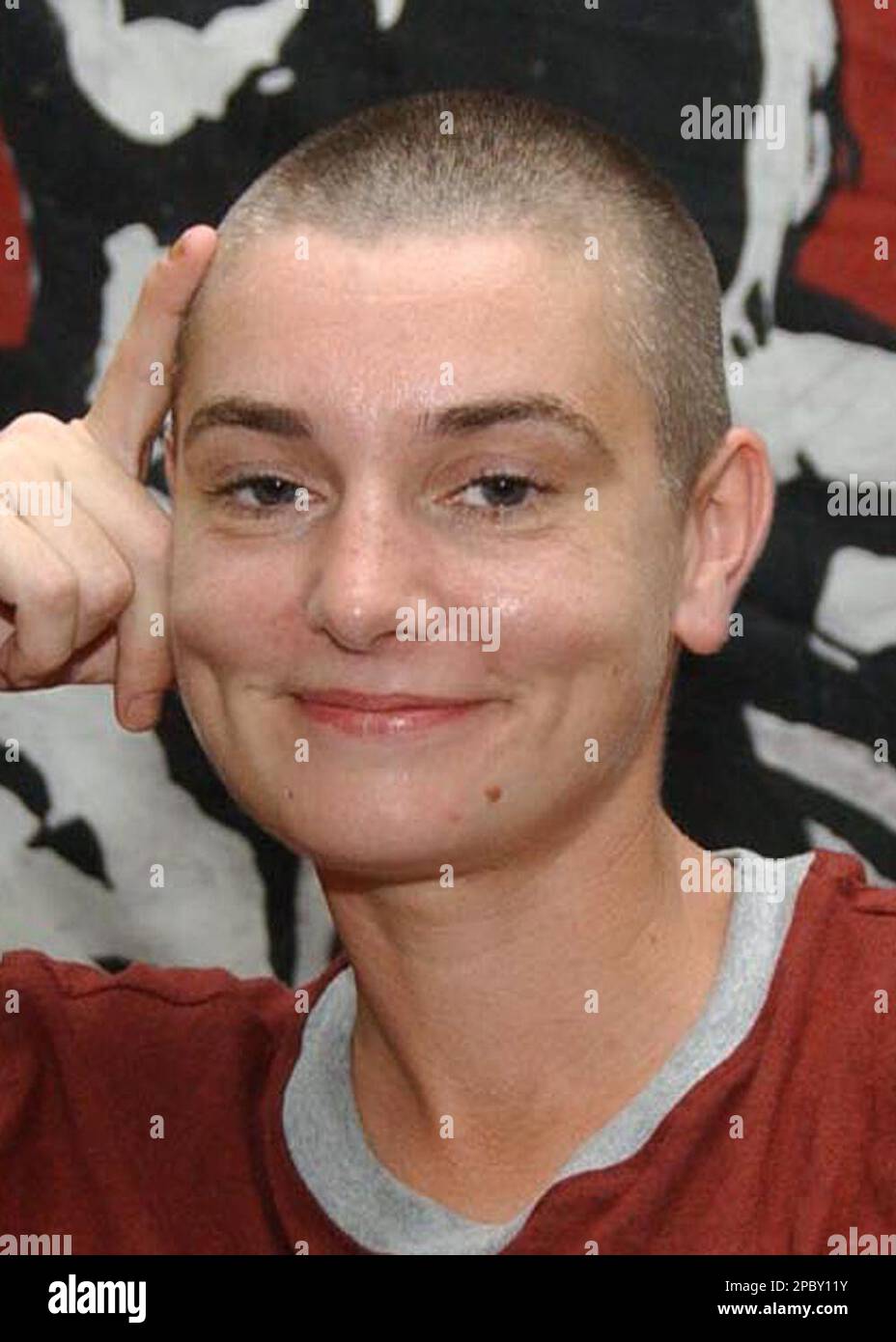 Irish pop singer Sinead O'Connor on Monday, Aug. 8, 2005 in Kingston ...