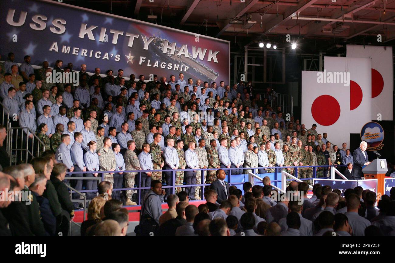 U.S. Vice President Dick Cheney, right, addresses the members of the U ...