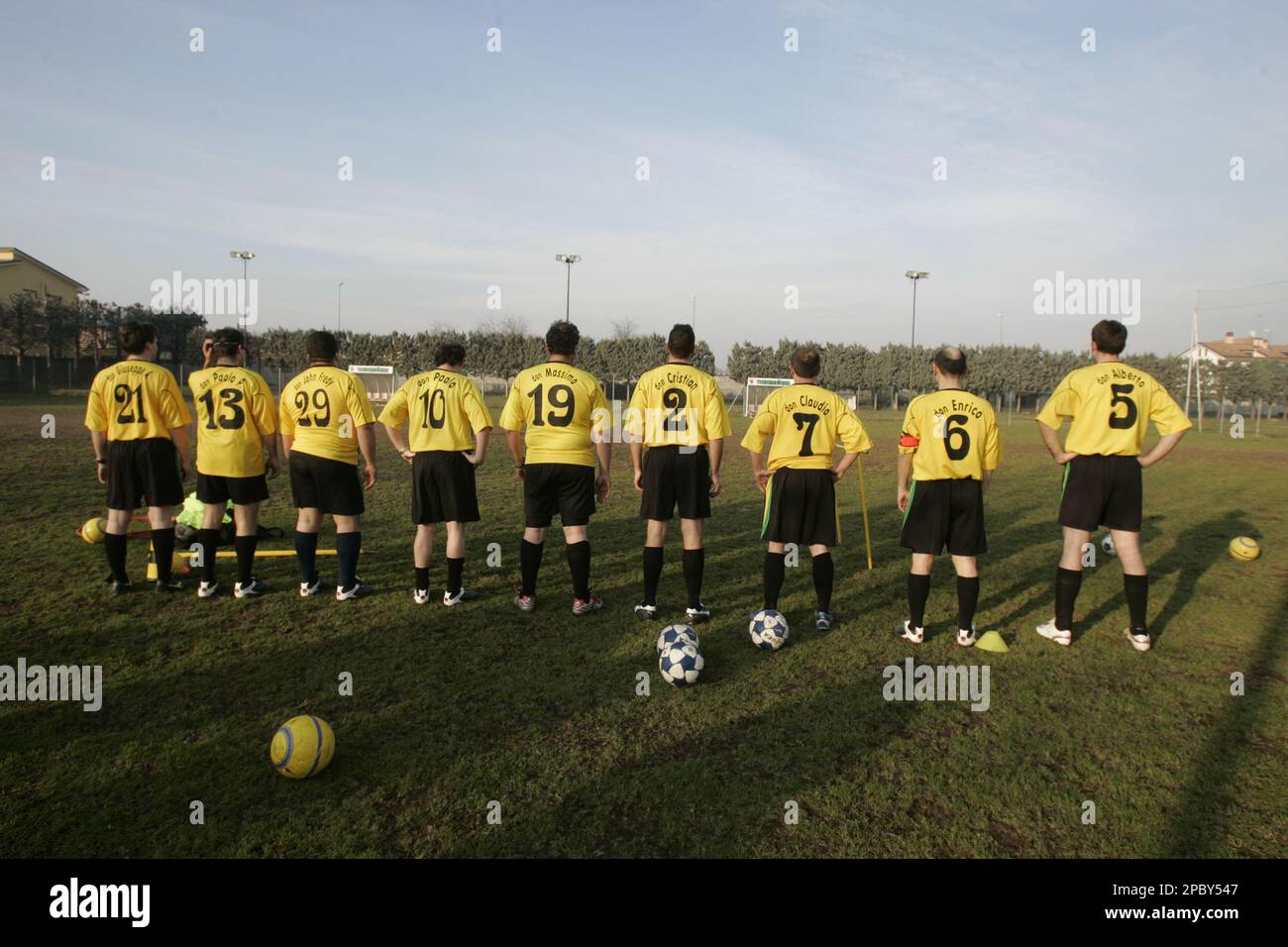 **SECOND OF NINE PHOTOS** The clerics soccer team "priests Selecao ...