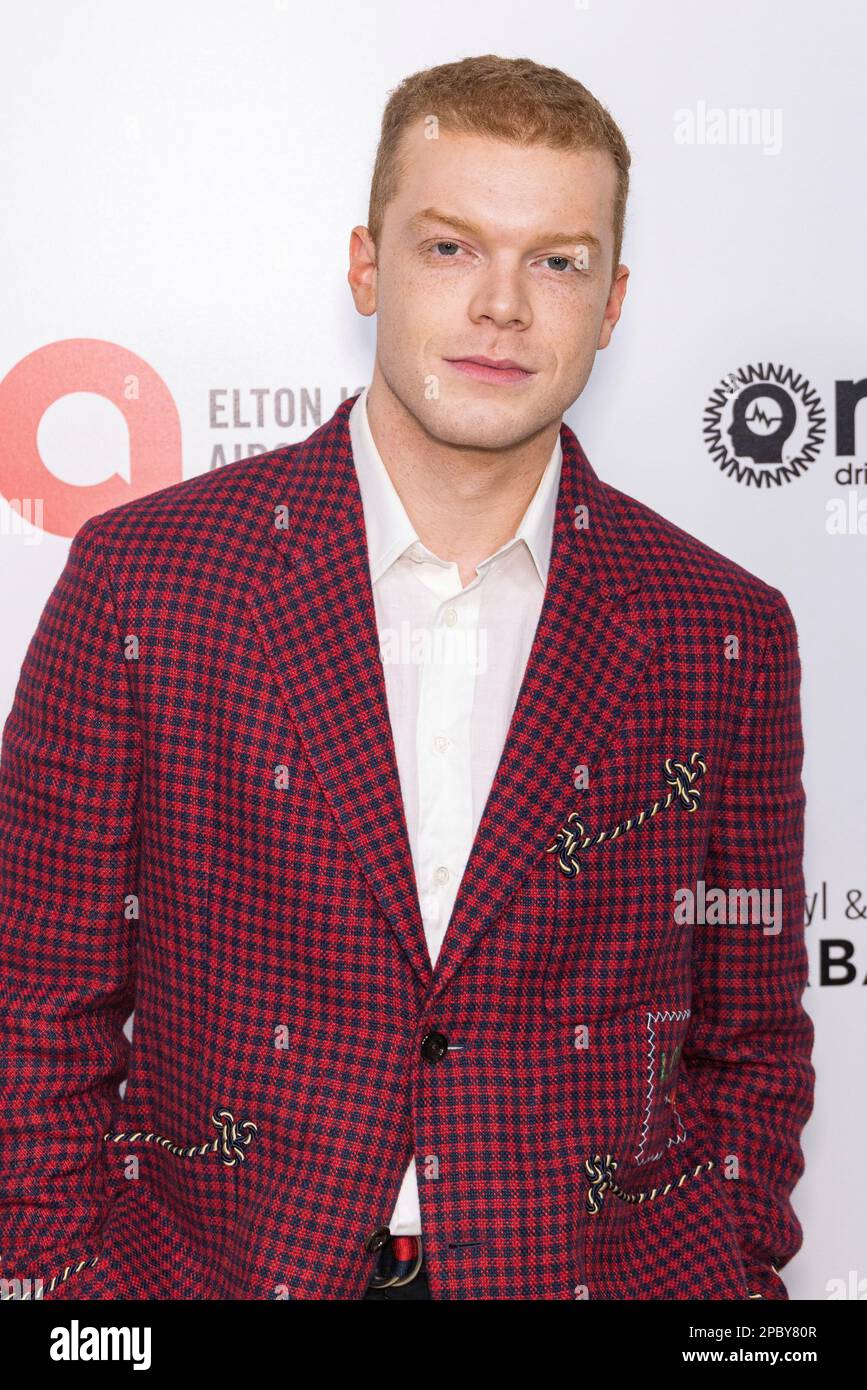 Cameron Monaghan arrives at the Elton John AIDS Foundation's 31st ...