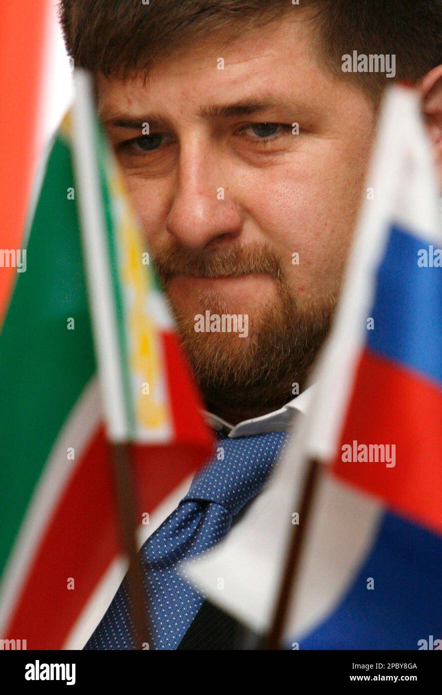 Ramzan Kadyrov recently named as acting president of the war-battered ...