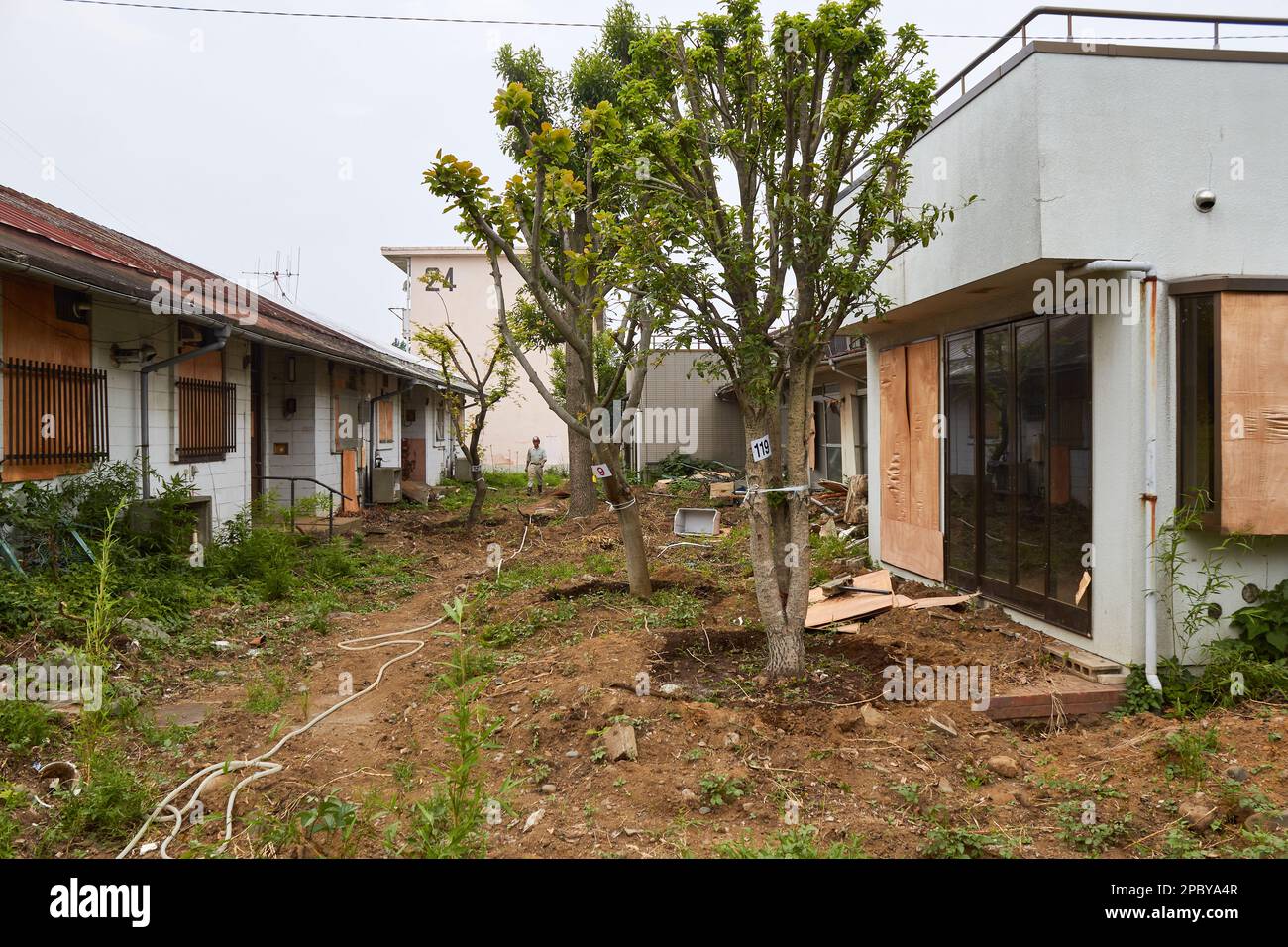 Asagaya Danchi, housing complex built in 1958 by Japan Housing ...