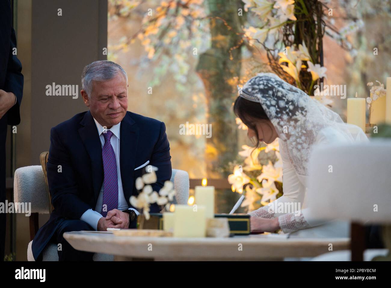 Amman, Jordan. 12th Mar, 2023. King Abdullah II of Jordan attends his ...