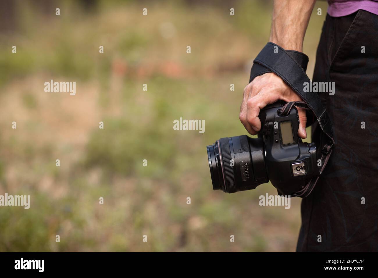 Photographer hands work backstage concept Stock Photo - Alamy