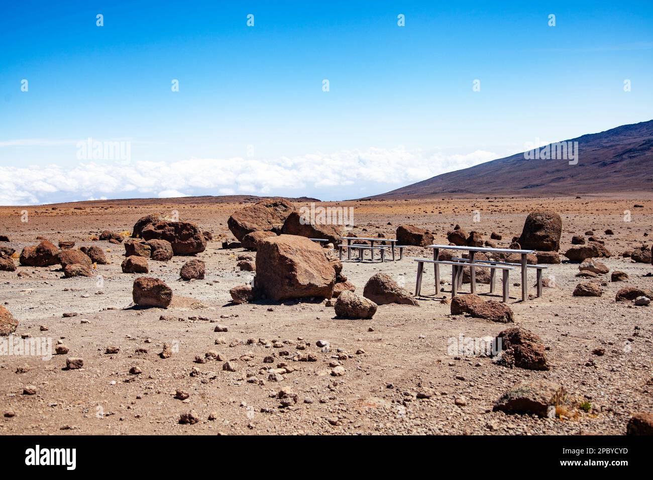 Rest point above the clouds Stock Photo - Alamy