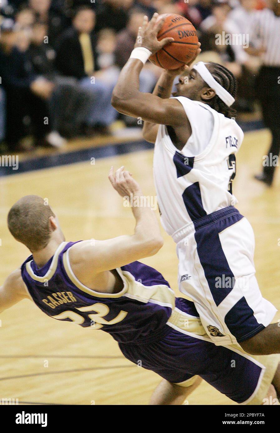 Pittsburgh's Levance Fields, right, drives over Washington's Hans ...