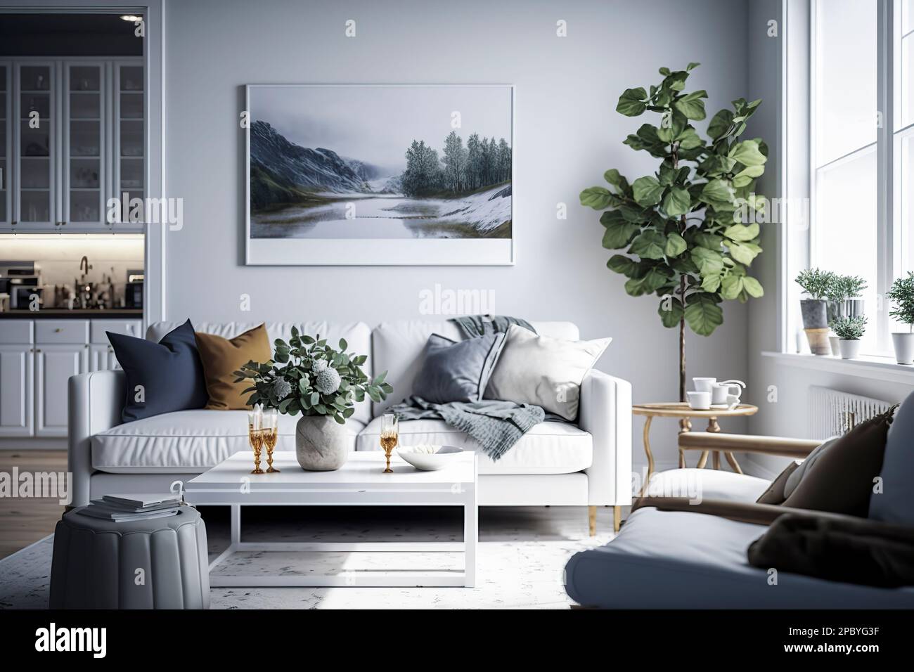 Contemporary Chic: A Sophisticated and Functional Minimalist Living ...