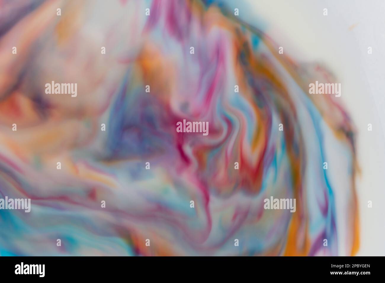 Abstract flow of liquid paints in mix Stock Photo - Alamy