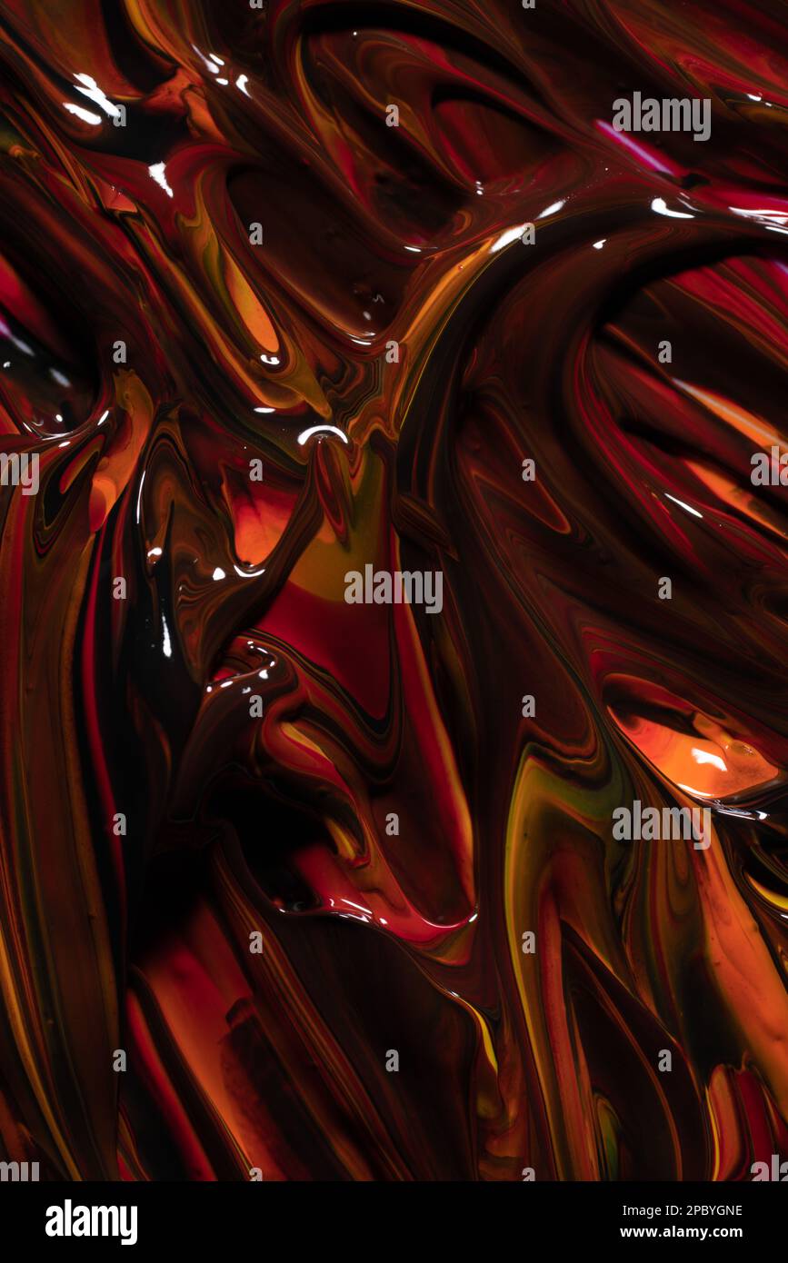 Mix of thick fresh paint Stock Photo - Alamy