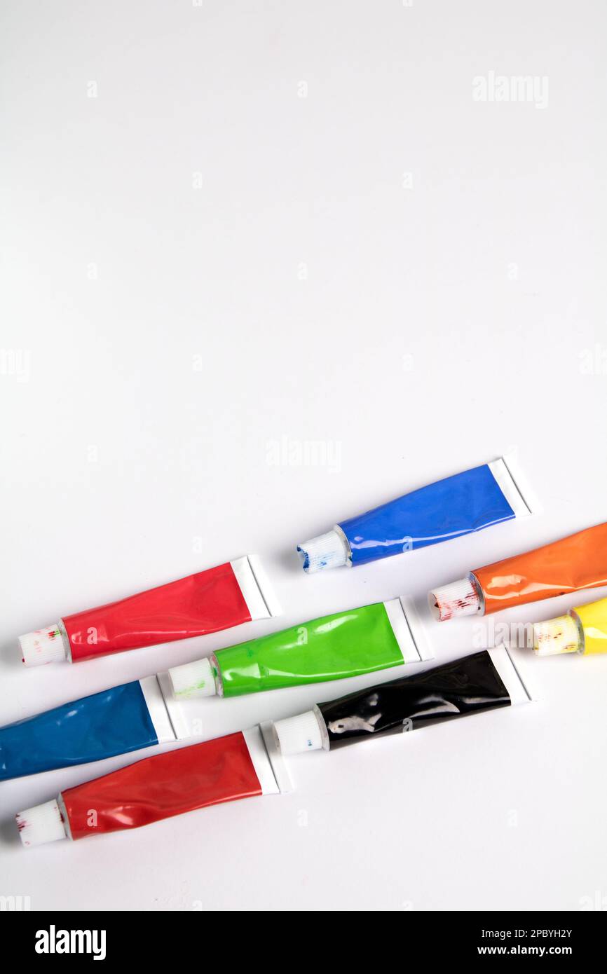 Colour tube paint hi-res stock photography and images - Alamy