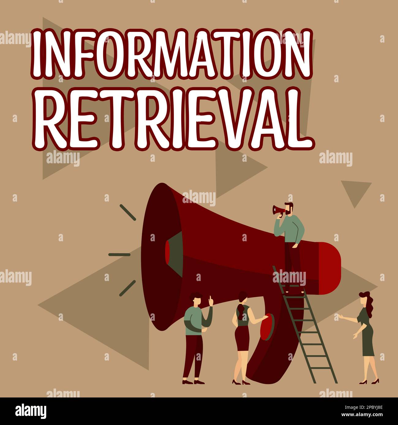 Inspiration showing sign Information Retrieval. Business approach A place where data are stored ...