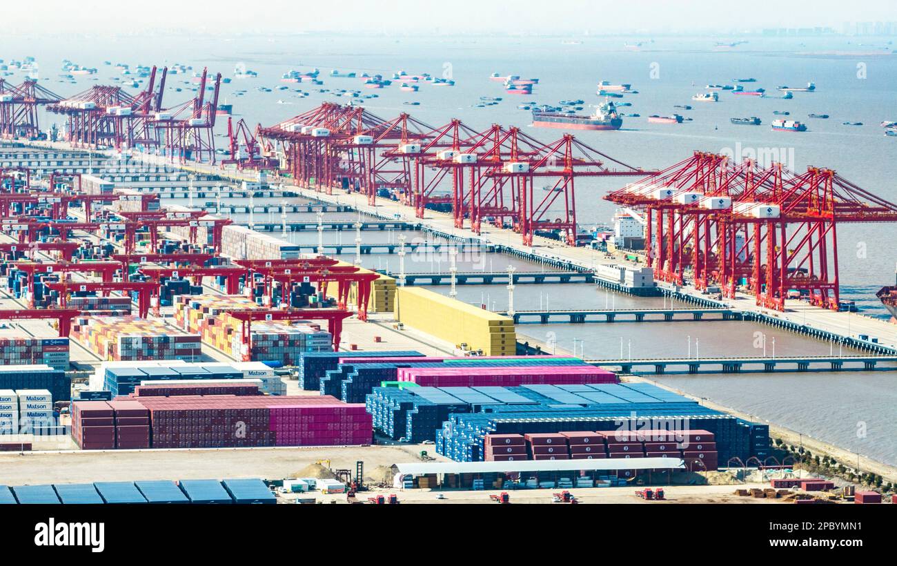 SUZHOU, CHINA - MARCH 13, 2023 - Aerial photo taken on March 13, 2023 ...