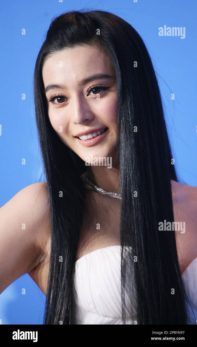 Chinese actress Fan Bing Bing poses during a photo call for the film ...