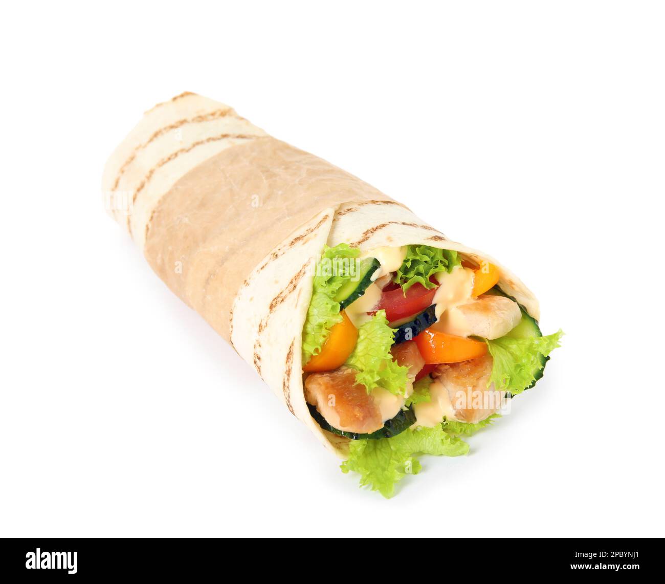Arabic chicken shawarma Cut Out Stock Images & Pictures - Alamy