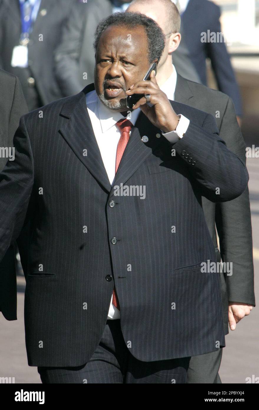President of Djibouti Republic, Ismail Omar Guelleh arrives for a ...