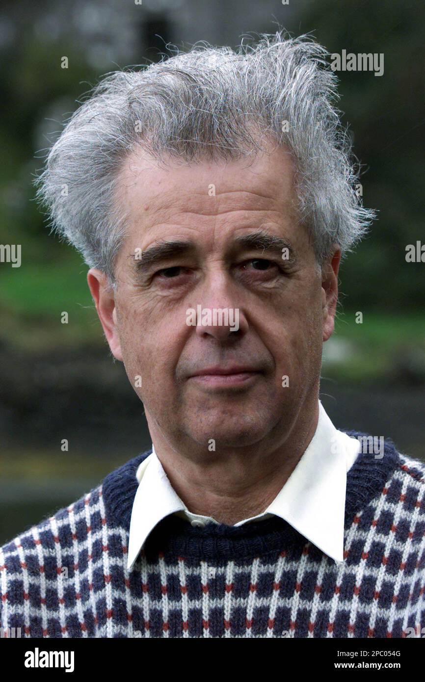 John MacLeod, chief of the clan MacLeod, poses outside the family seat ...
