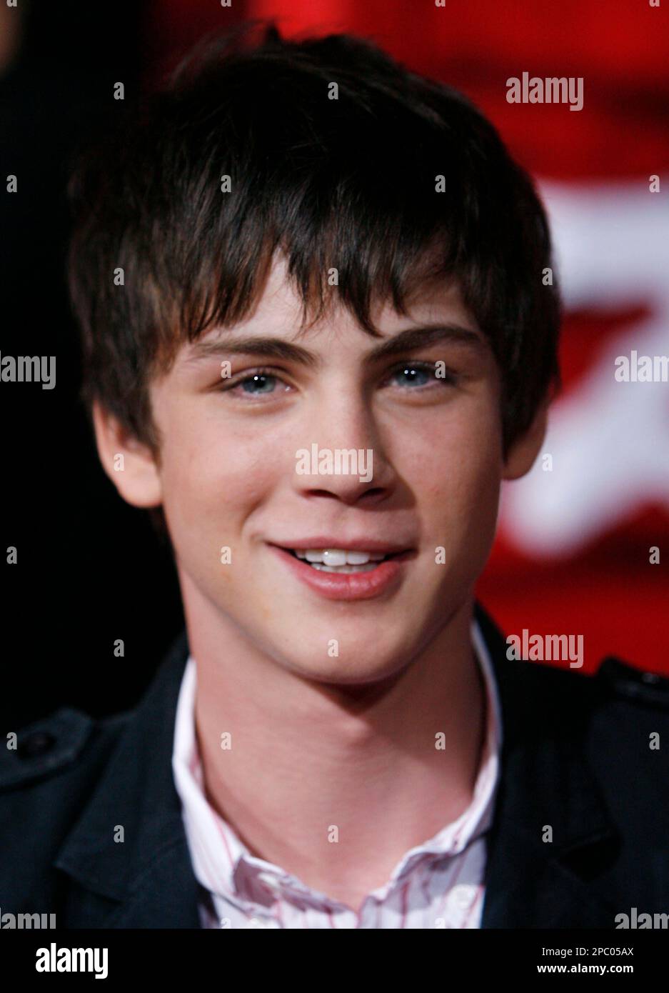 Logan Lerman arrives at the premiere of "The Number 23" in Los Angeles ...