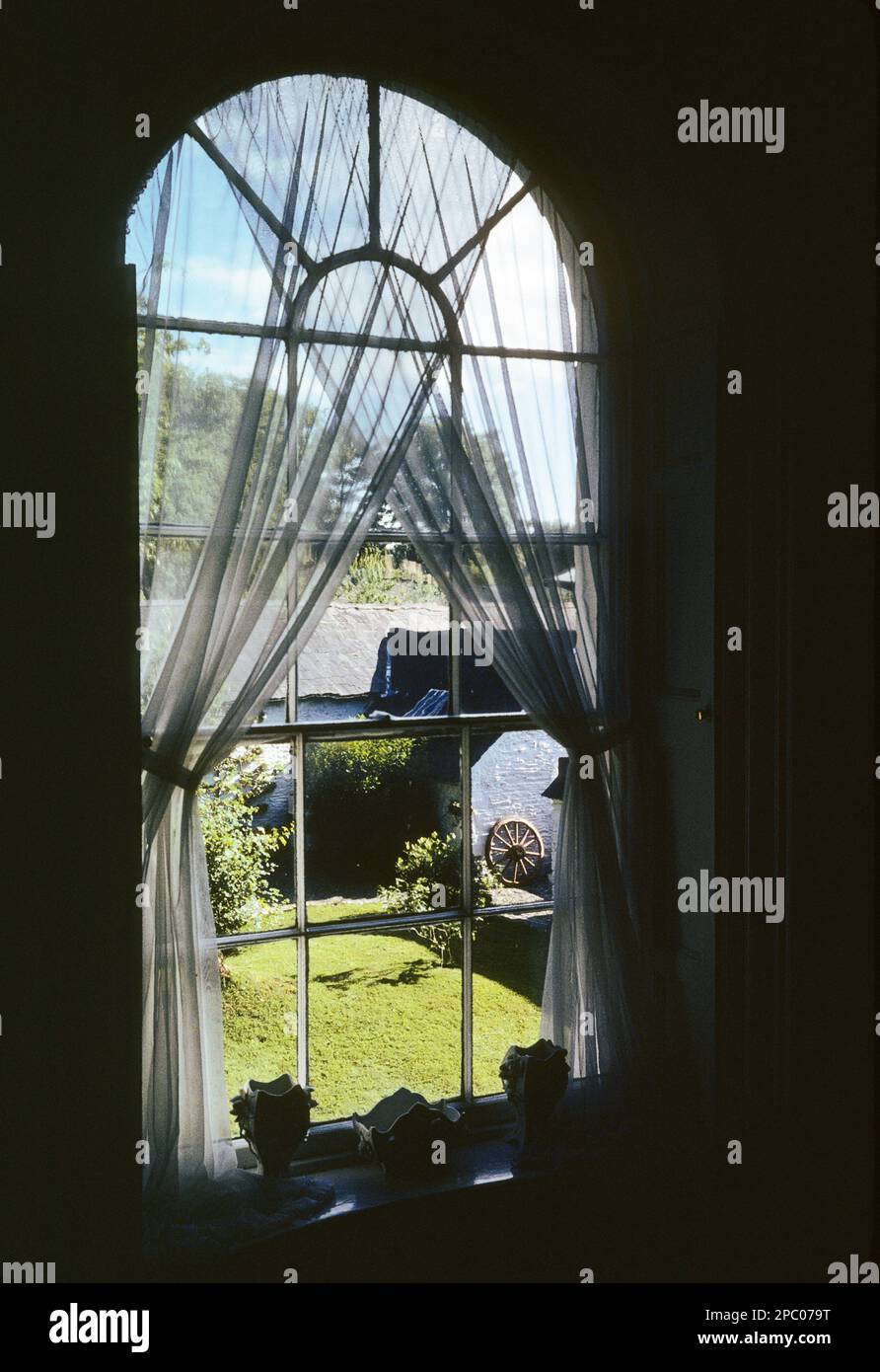 The view of the courtyard of Church Hill House, a glebe house near ...