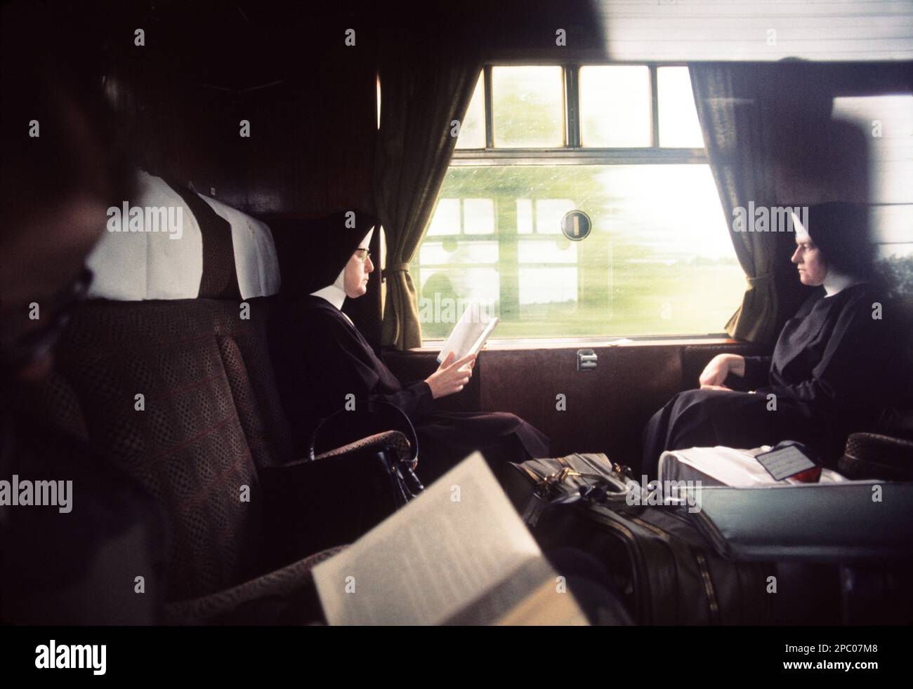 Two nuns travel first class by train across Ireland's idyllic ...