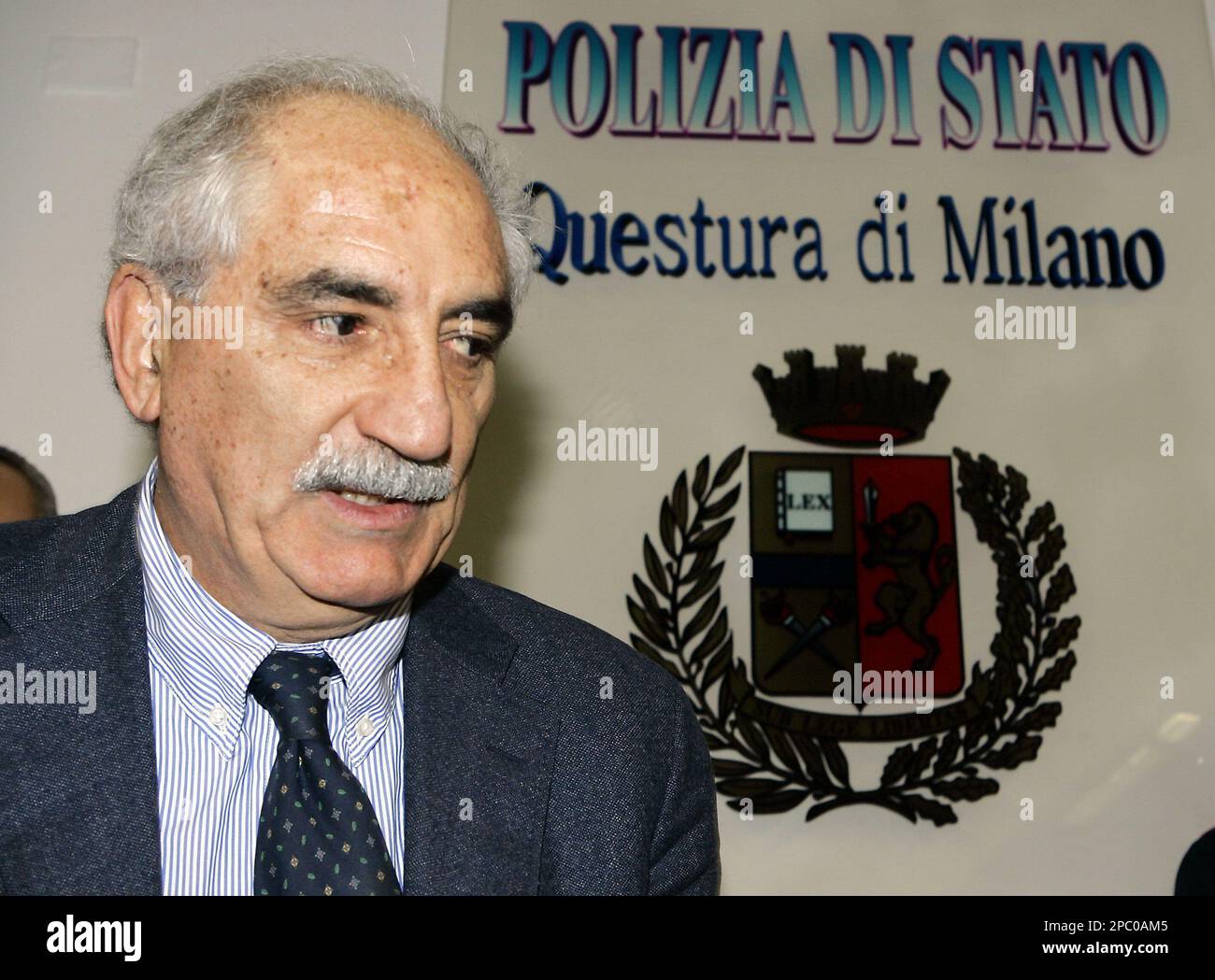 Italian prosecutors Armando Spataro arrives to a press conference at ...