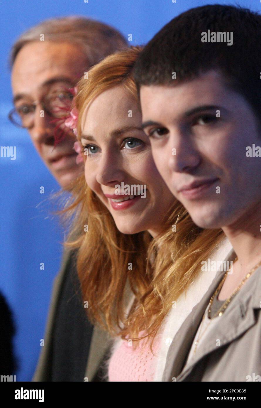 French actors Johan Libereau and Julie Depardieu and director Andre ...