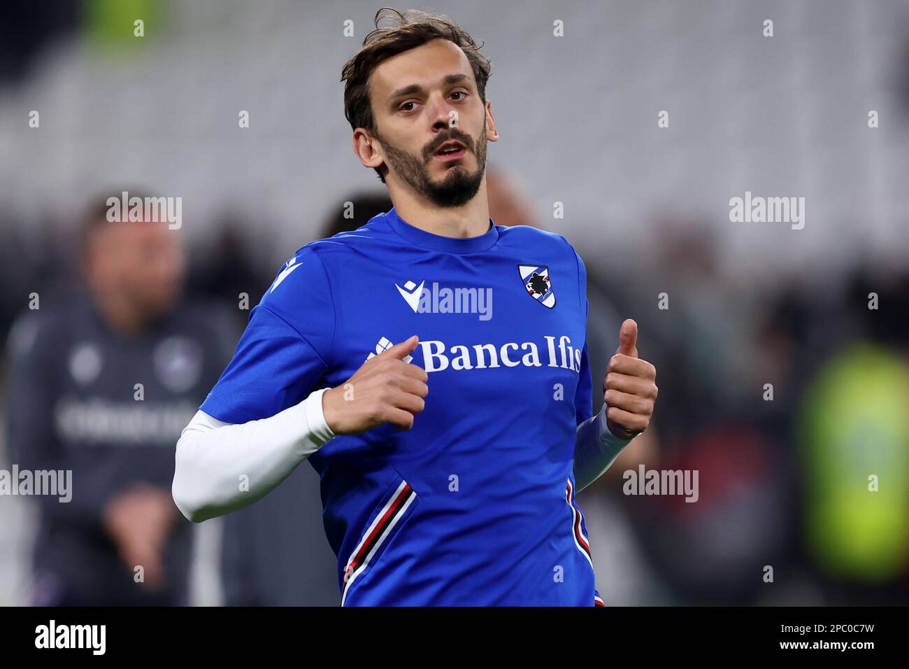 Turin, Italy, March 12, 2023, Manolo Gabbiadini of Uc Sampdoria during ...