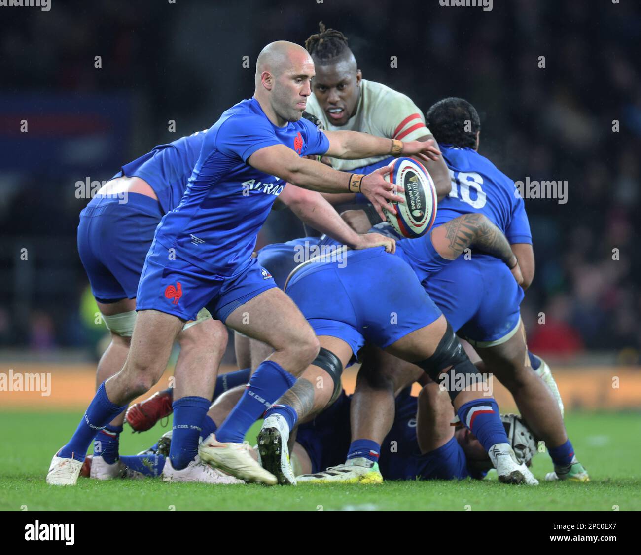 Maxime Lucu of France during the 2023 Six Nations Championship Round ...