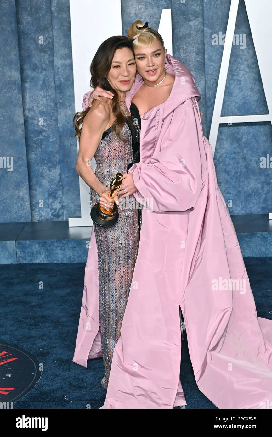 Beverly Hills, USA. 13th Mar, 2023. Michelle Yeoh & Florence Pugh at ...