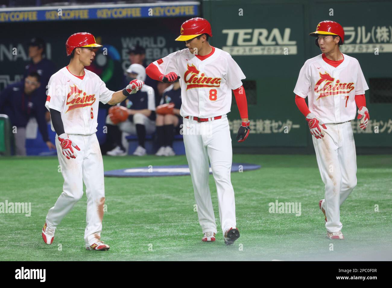 Tokyo, Japan. 13th Mar, 2023. (L to R) Pei Liang, YongKang Kou, Jin ...