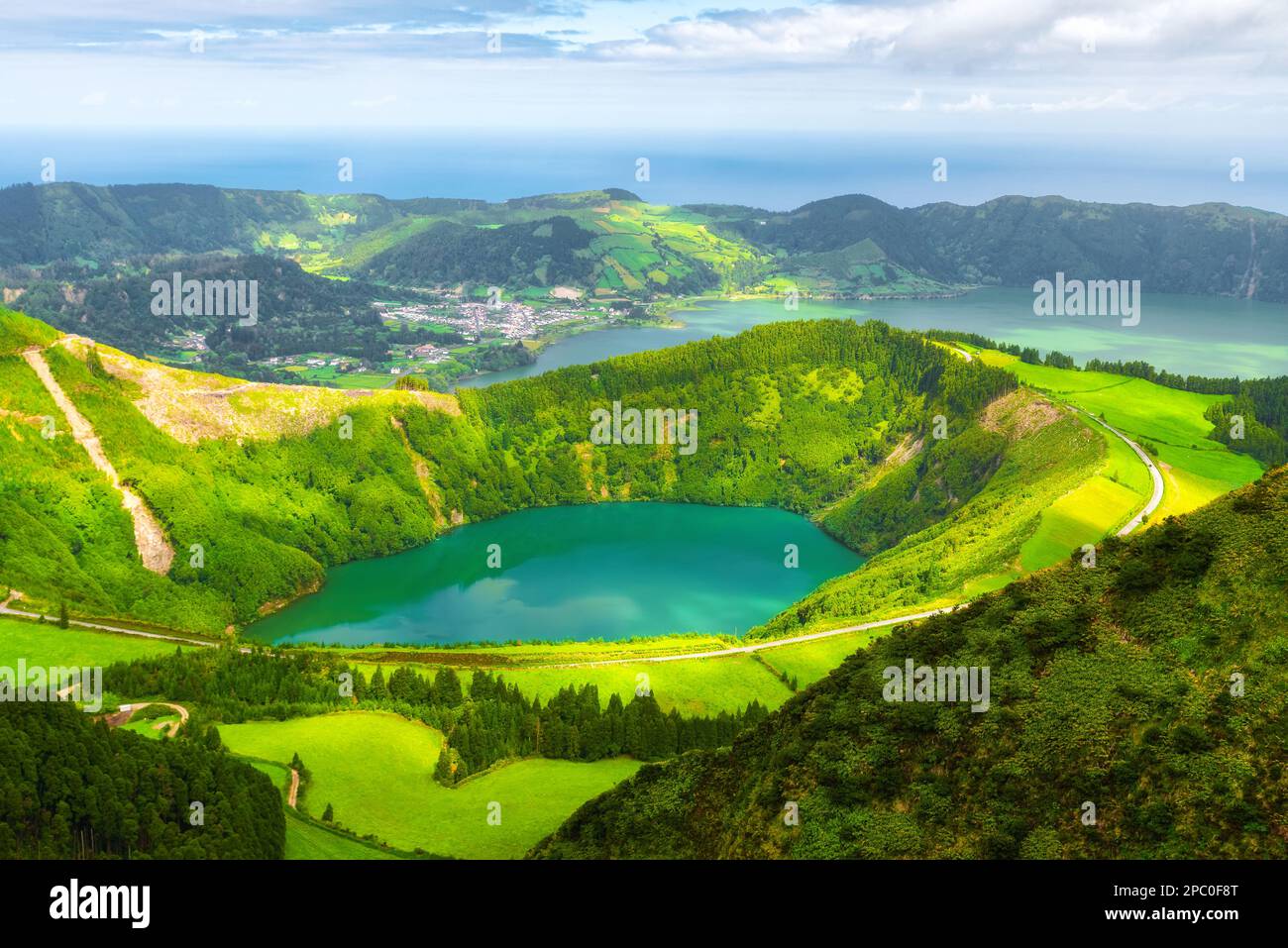Sete cidades azores hi-res stock photography and images - Alamy