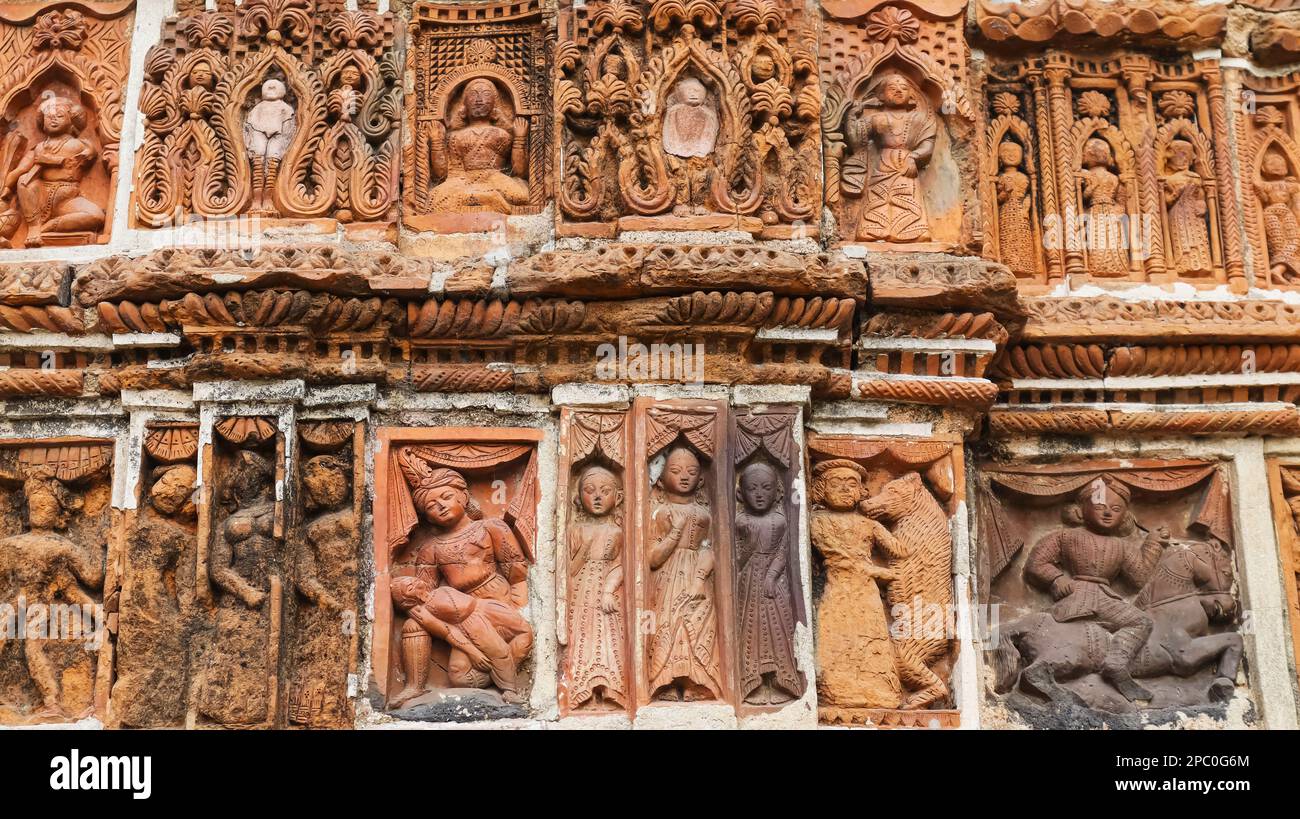 Depicting of Ancient Human Life on the Pratapeshwar Temple, Kalna, West ...