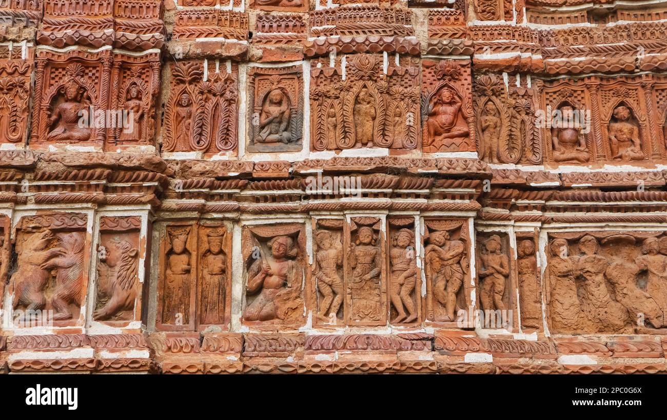 Depicting of Ancient Human Life on the Pratapeshwar Temple, Kalna, West ...