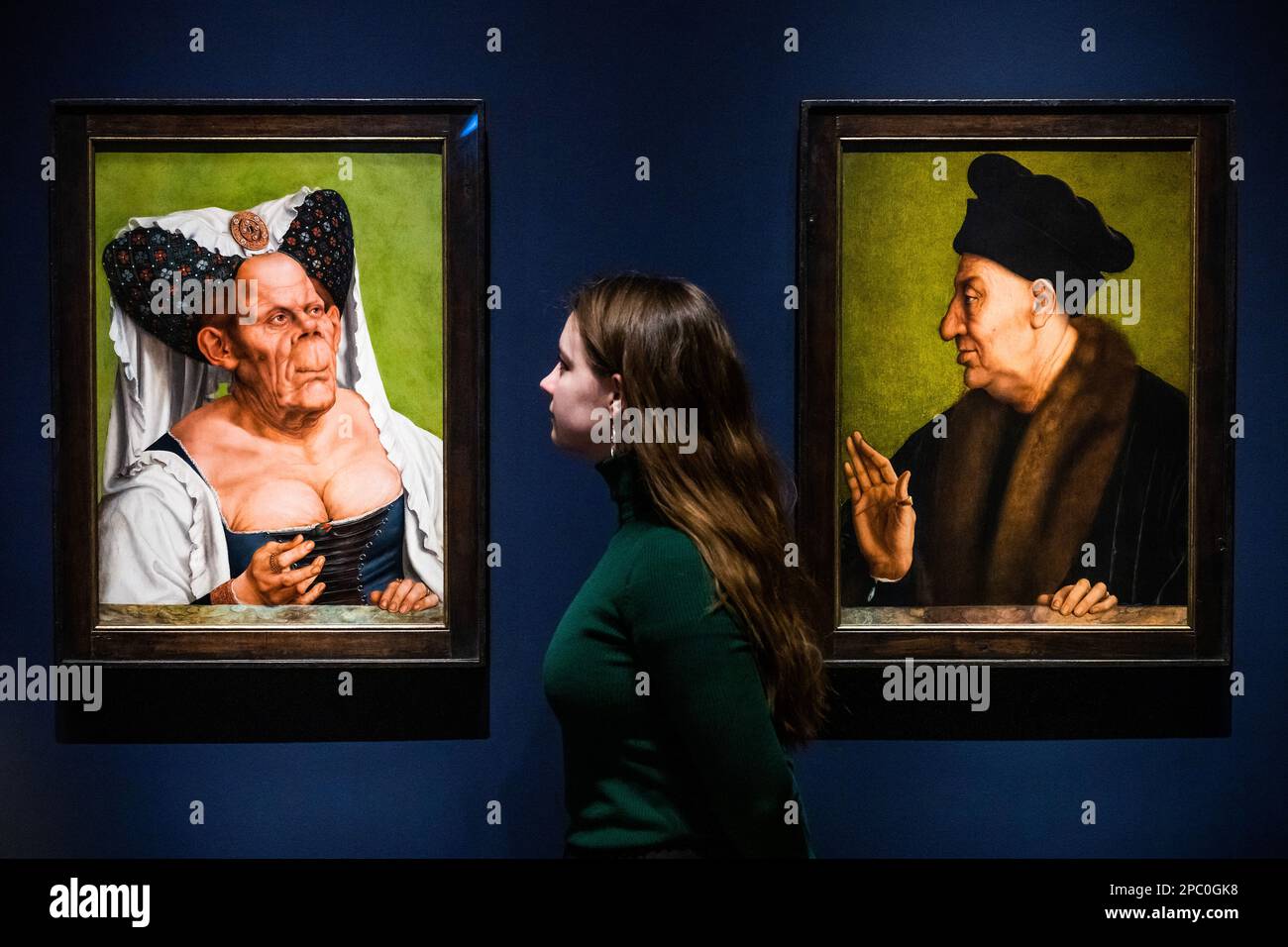 London, UK. 13th Mar, 2023. Quinten Massys' An Old Woman (about 1513 ...