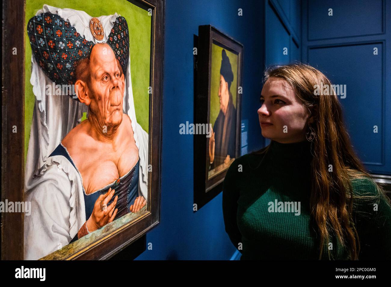 London, UK. 13th Mar, 2023. Quinten Massys' An Old Woman (about 1513 ...