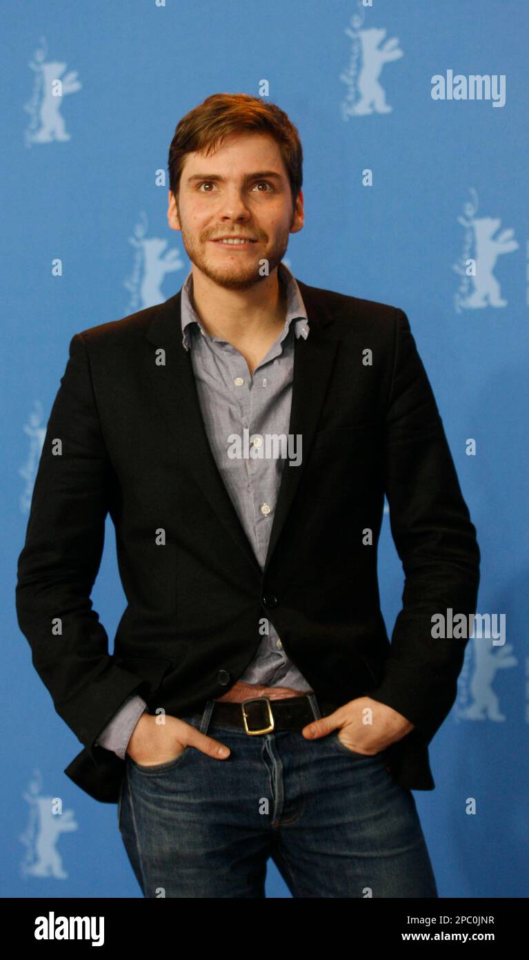 German actor Daniel Bruehl poses during a photo-call for his movie 'Two ...