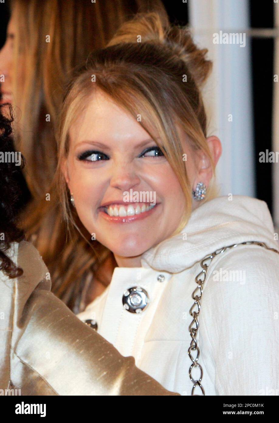 Dixie Chicks member Natalie Maines poses as she arrives for the 2007 ...