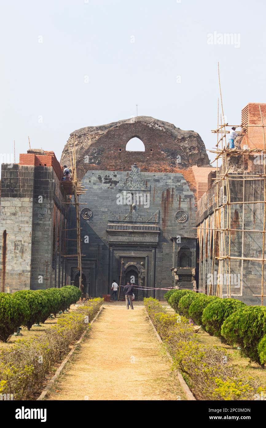 Rear View of Main Mosque of Adina, Malda, West Bengal, India. Largest ...
