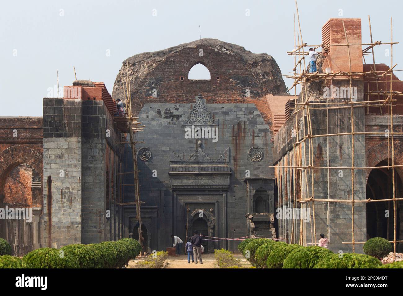 Rear View of Main Mosque of Adina, Malda, West Bengal, India. Largest ...