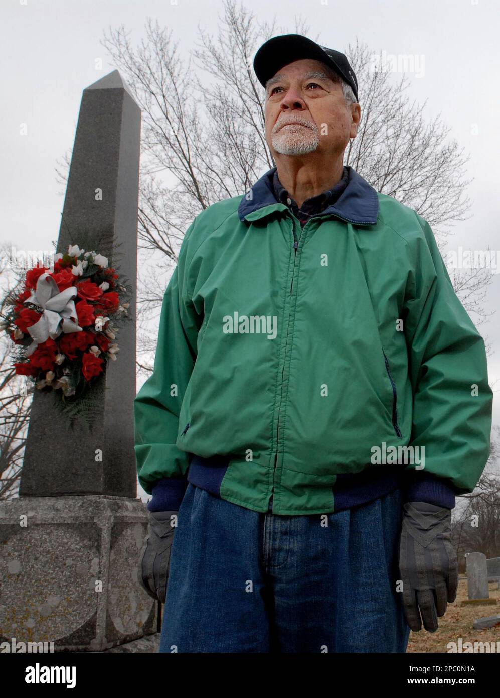 ** ADVANCE FOR SUNDAY, FEB. 11 **John Ketcher poses near where former ...