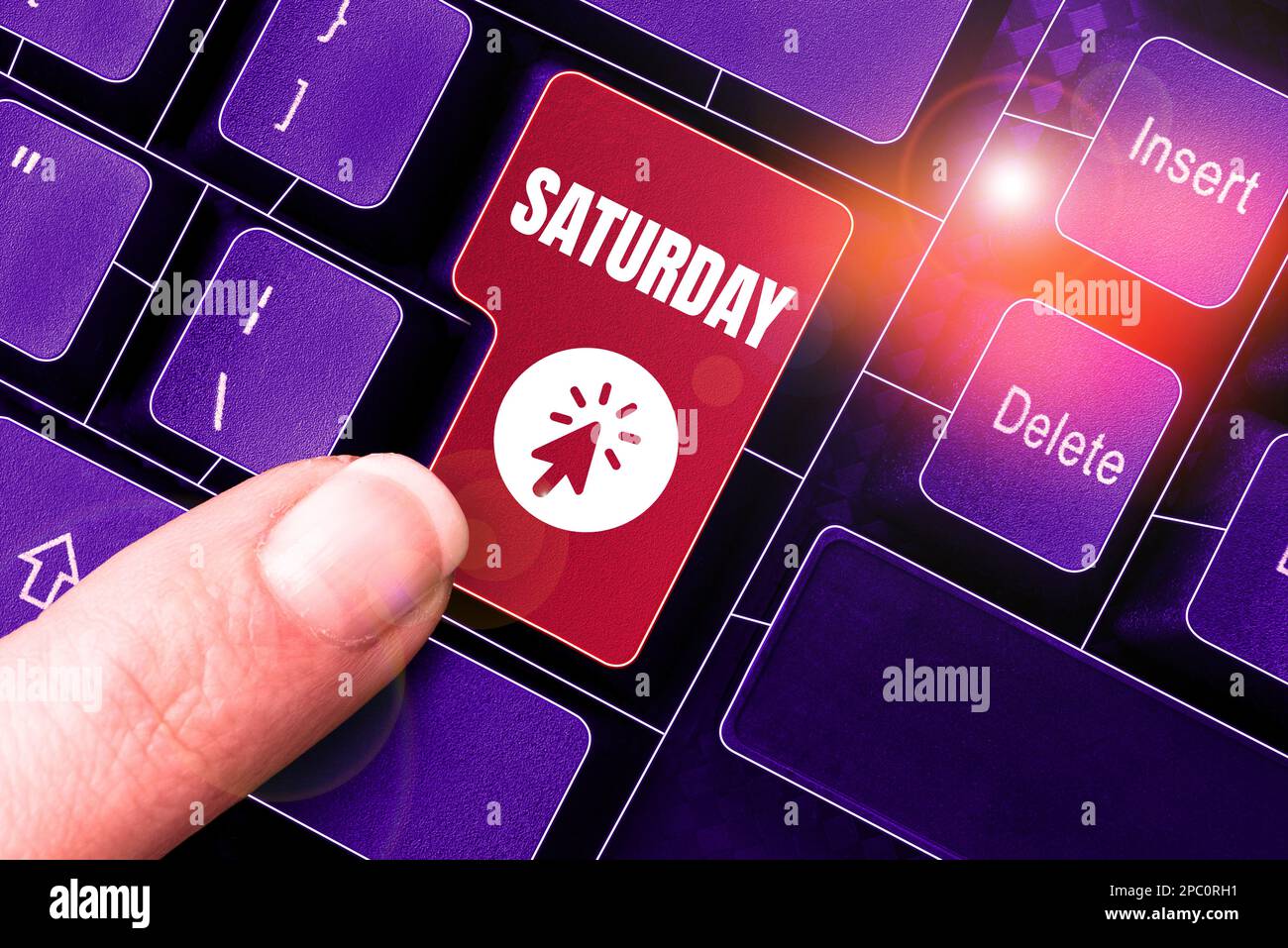 Text sign showing Saturday. Business showcase First day of the weekend ...