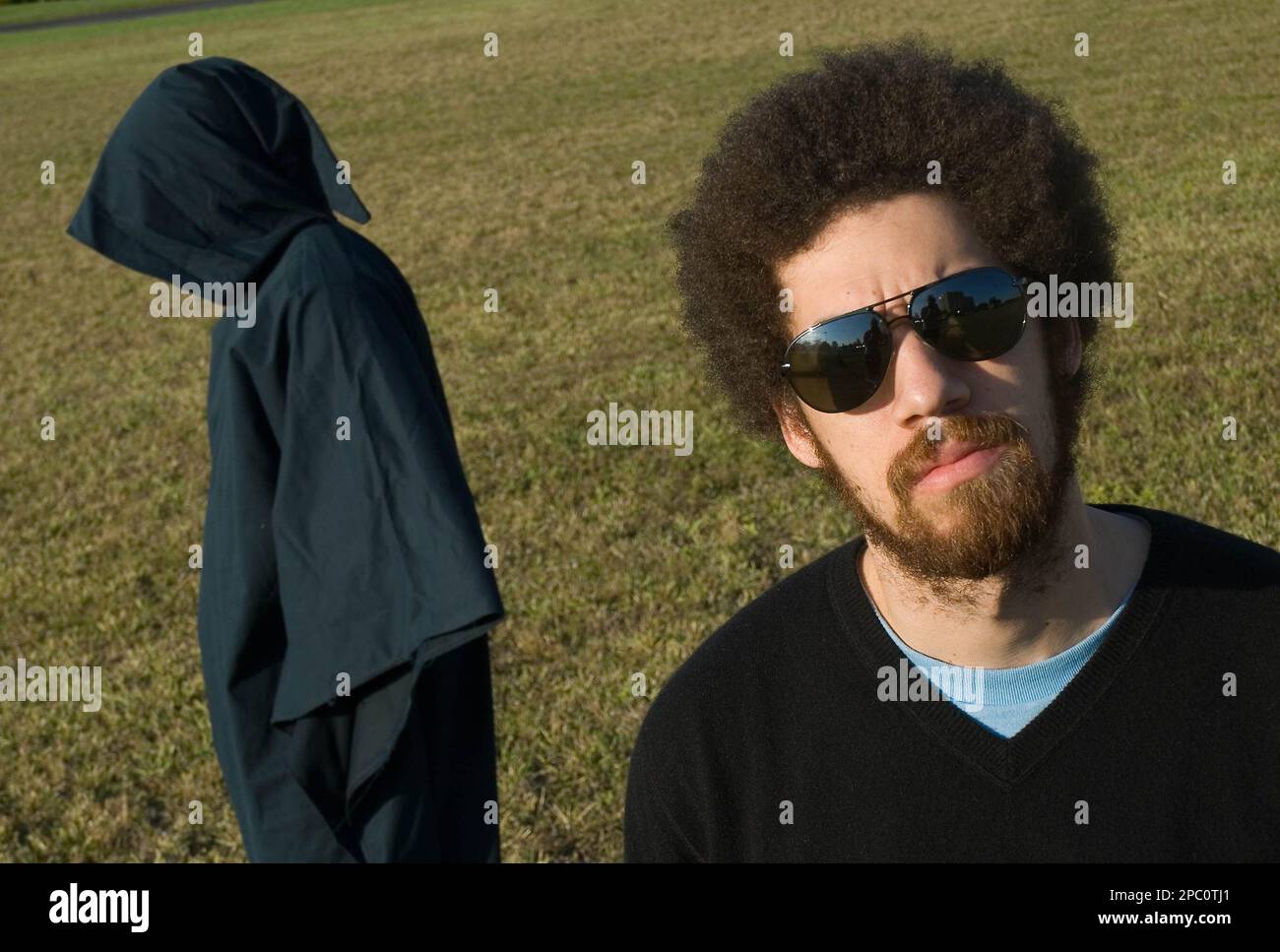 Brian Joseph Burton, better known by his stage name Danger Mouse, right ...