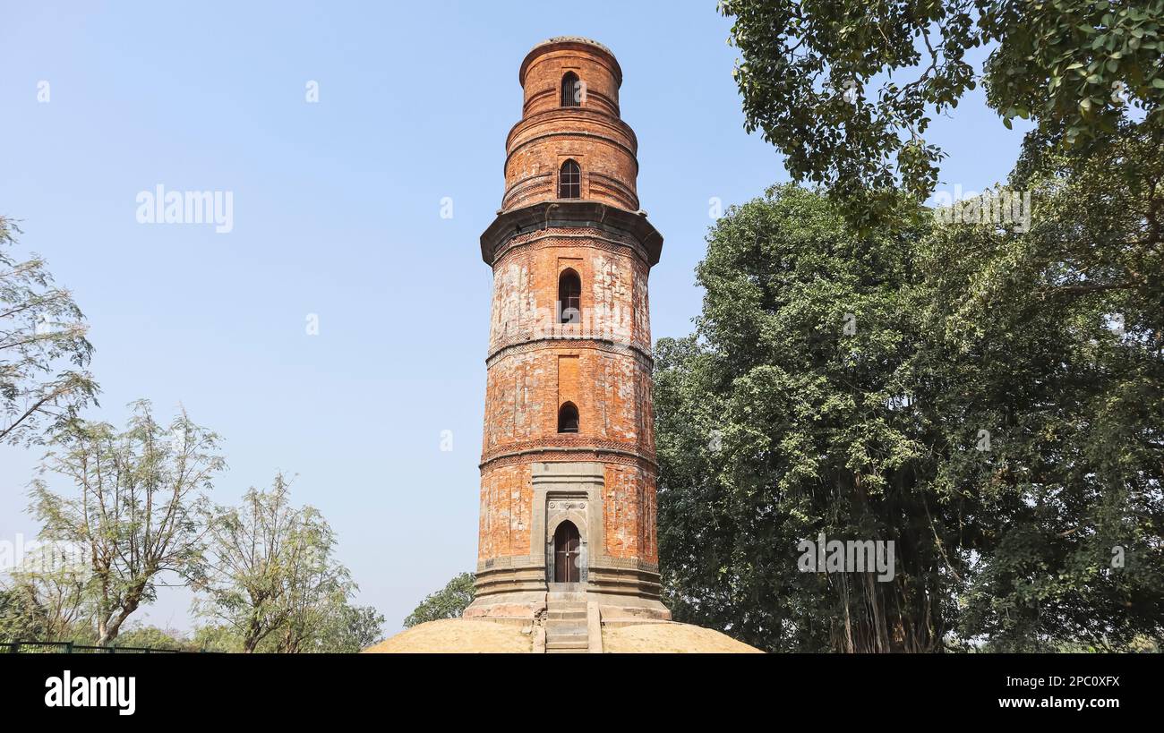 View of Firoj Minar Built by Saifuddin Firoj in 1486-89, Gour, Malda ...