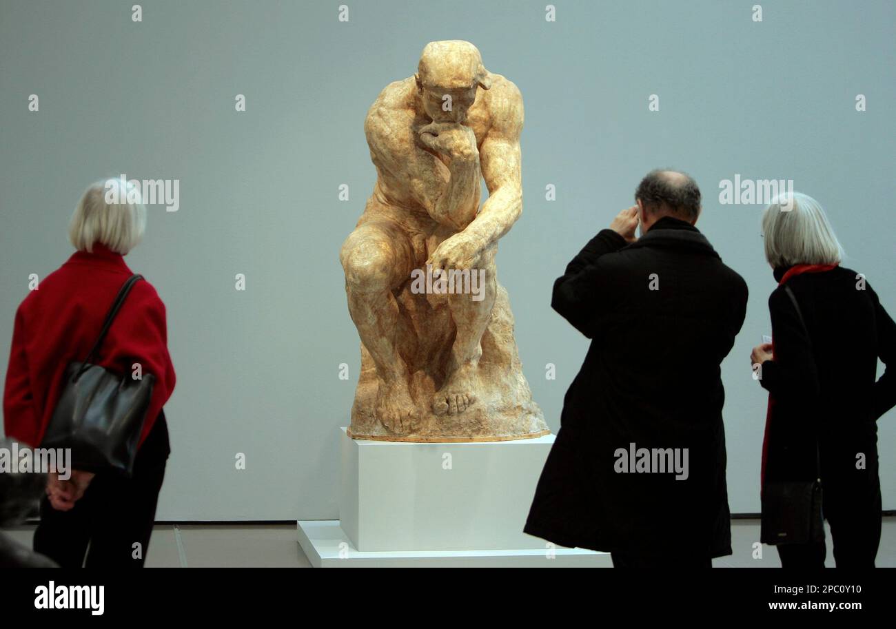 Auguste Rodin's Werk "Der Denker", aufgenommen am Donnerstag, 8 ...