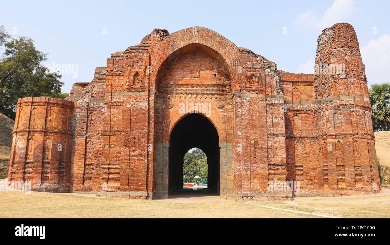 View of Dakhil or Salami Darwaza, Built in 1425 by Barbak Shah, Gour ...
