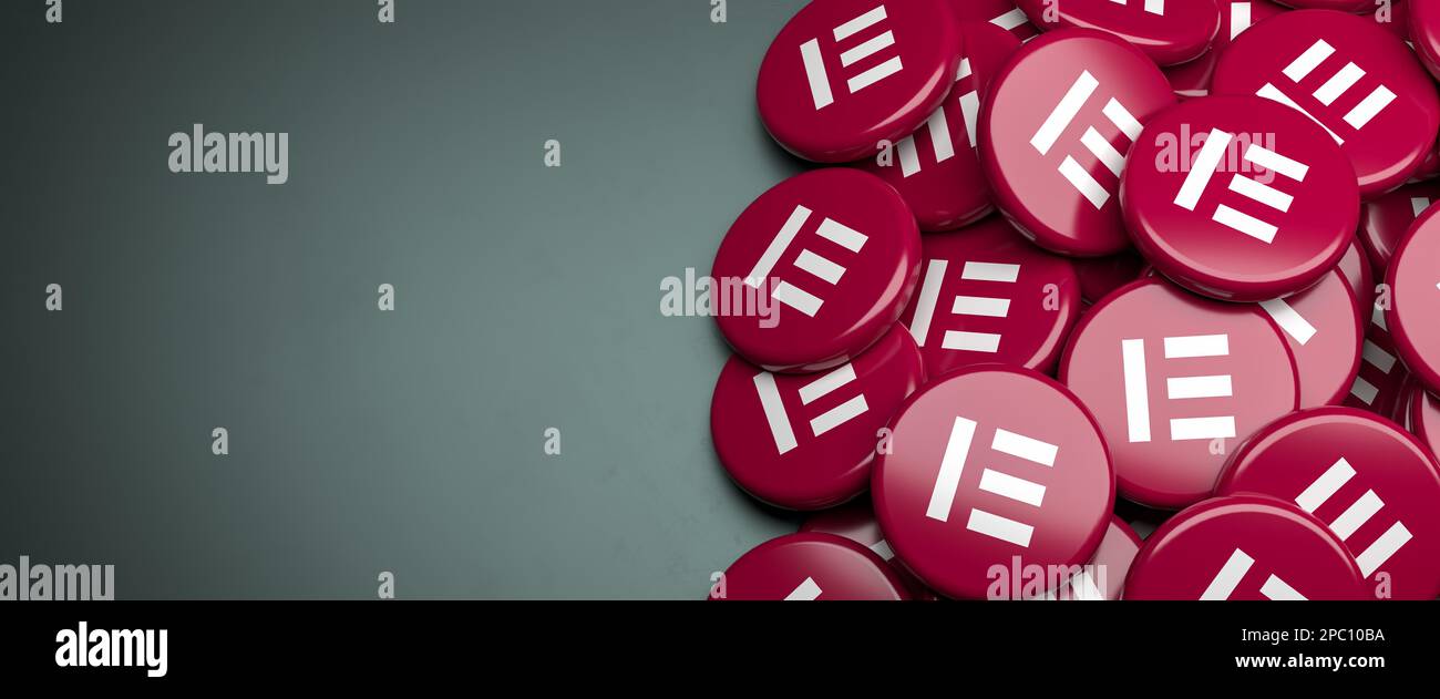 Logos of Elementor the Wordpress Website builder template tool and ...